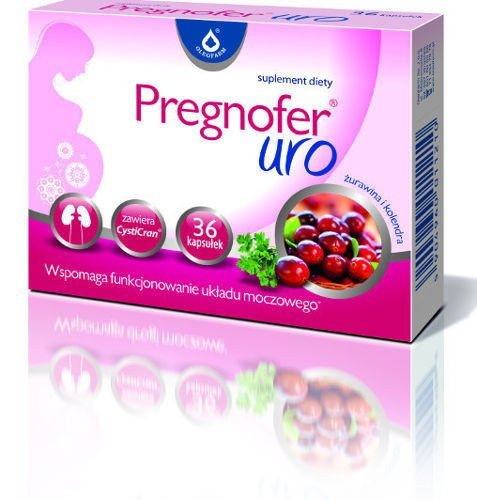 PREGNOFER URO x 36 kapsułek - opinie, działanie, skład - Oleofarm - i ...