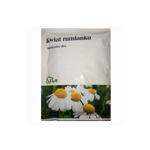 Kwiat Rumianku 50g - opinie, działanie, skład - Flos - i-Apteka.pl