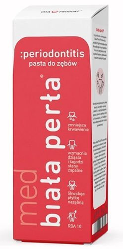 BIAŁA PERŁA Pasta periodontitis 50ml - opinie, działanie, skład ...