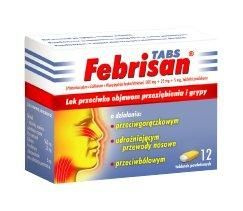 Febrisan Tabs x 12 tabletek - opinie, działanie, skład - Nycomed - i ...