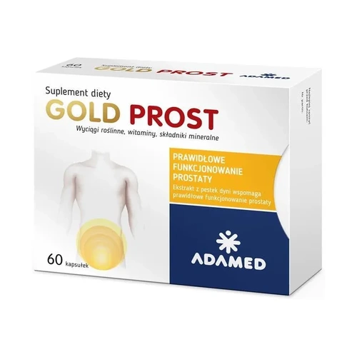Gold Prost x 60 kapsułek - opinie, działanie, skład - Adamed - i-Apteka.pl