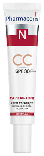 Pharmaceris N Capilar Tone CC SPF30 Krem tonujący koryguje-chroni-wzmacnia naczynka 40ml ...