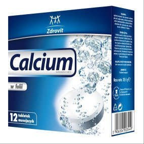 Calcium musujące tabletki w folii x 12 sztuk - opinie, działanie, skład ...