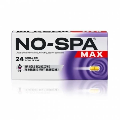 NO-SPA Max 80mg x 24 tabletek - opinie, działanie, skład - Opella ...