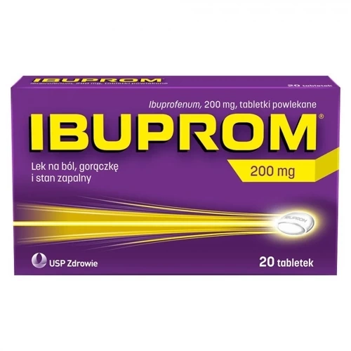 Ibuprom 200mg x 20 tabletki - opinie, działanie, skład - US Pharmacia ...