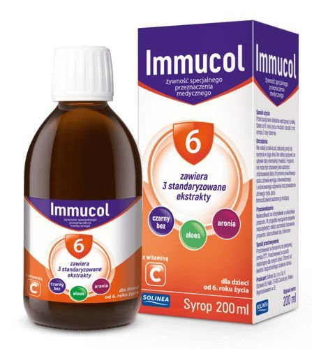 Immucol 6 syrop 200ml - opinie, działanie, skład - Solinea - i-Apteka.pl