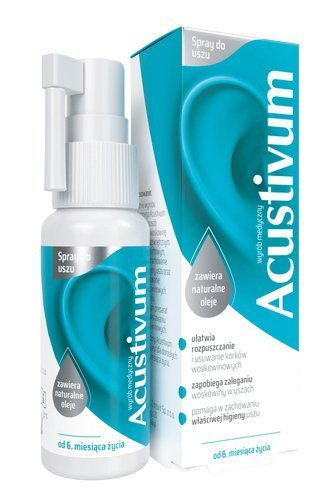 Acustivum spray do uszu 20ml - opinie, działanie, skład - Natur Produkt ...