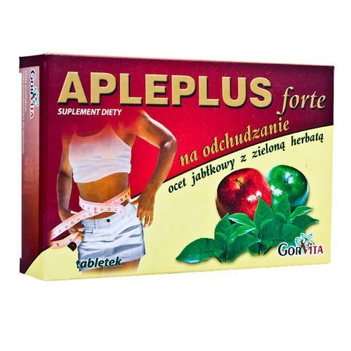 Apleplus Forte Ocet jabłkowy z zieloną herbatą x 30 kapsułek | cena ...