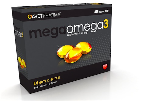MEGA OMEGA 3 x 60 kapsułek - opinie, działanie, skład - AvetPharma - i ...