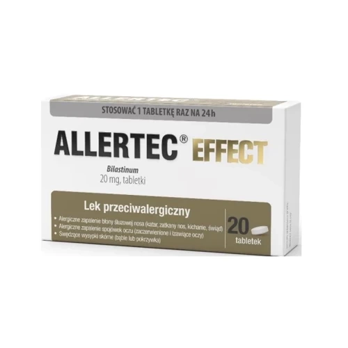 Allertec Effect 20mg x 20 tabletek - opinie, działanie, skład ...