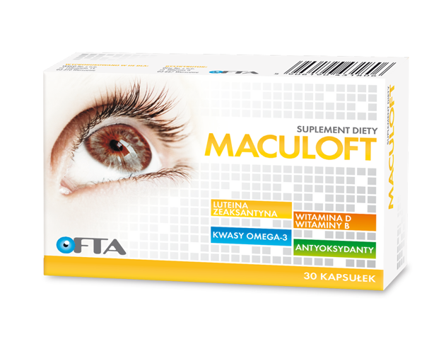 MACULOFT x 30 kapasułek - opinie, działanie, skład - Verco - i-Apteka.pl