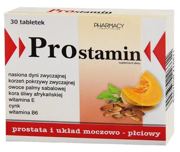 PROSTAMIN x 30 tabletek | cena, opinie, dawkowanie, skład | i-Apteka.pl