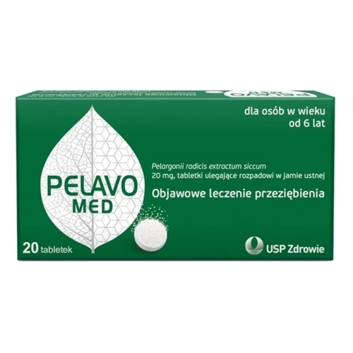 Pelavo Med 20mg x 20 tabletki ulegające rozpadowi w jamie ustnej ...