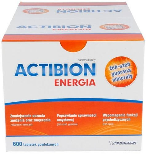 ACTIBION x 600 tabletek - opinie, działanie, skład - Novascon ...