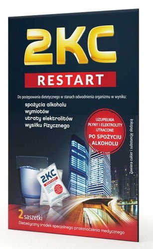 2KC Restart x 2 saszetki - opinie, działanie, skład - Colfarm - i-Apteka.pl