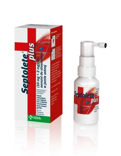 Septolete Plus aerozol do stosowania w jamie ustnej 30ml - opinie ...