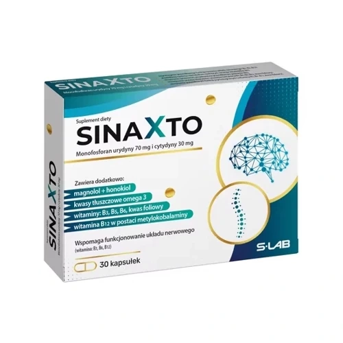 Sinaxto x 30 kapsułek - opinie, działanie, skład - S-LAB - i-Apteka.pl