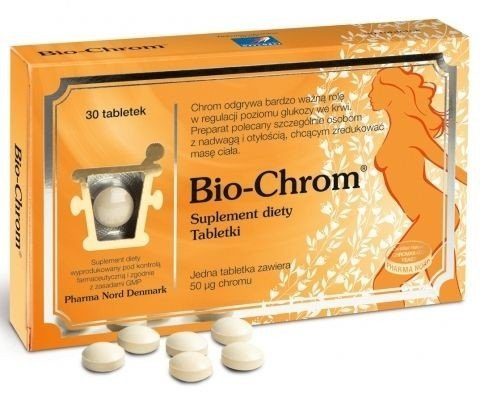 BIO-CHROM x 30 tabletek - opinie, działanie, skład - Pharma Nord - i ...