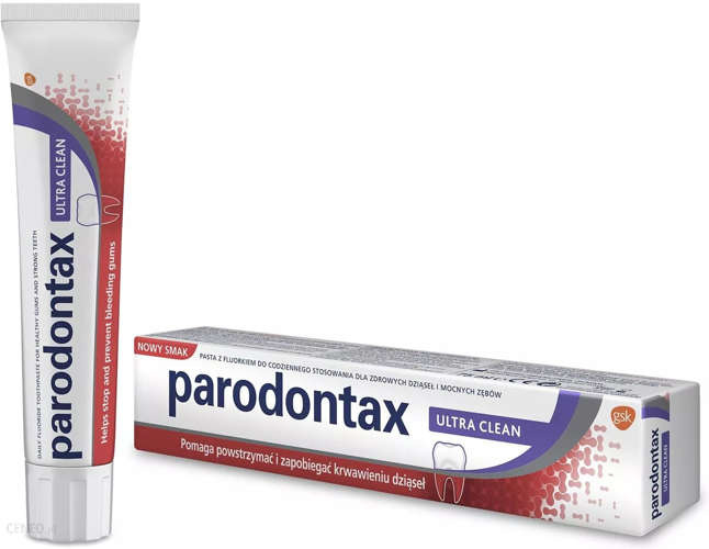 Parodontax Ultra Clean Pasta do zębów 75ml - opinie, działanie, skład ...