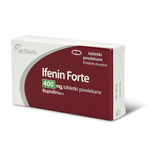 IFENIN FORTE 400mg x 12 tabletek - opinie, działanie, skład - Actavis ...