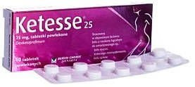 Ketesse 25 x 10 tabletek - opinie, działanie, skład - Menarini - i ...