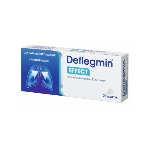 DEFLEGMIN EFFECT 30mg x 20 tabletek - opinie, działanie, skład - Bausch ...