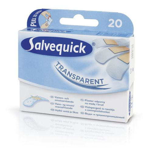 SALVEQUICK Transparent 20 szt. - opinie, działanie, skład - Cederroth ...