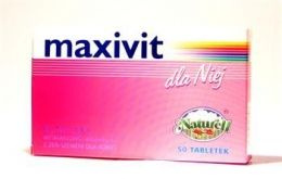 MAXIVIT Dla Niej x 50 tabl. - opinie, działanie, skład - Przykładowy ...
