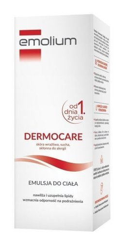 EMOLIUM Dermocare emulsja do ciała 200ml - opinie, działanie, skład ...