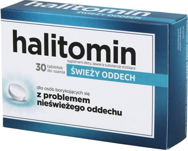 Halitomin, tabletki do ssania, 30 sztuk - i-Apteka.pl