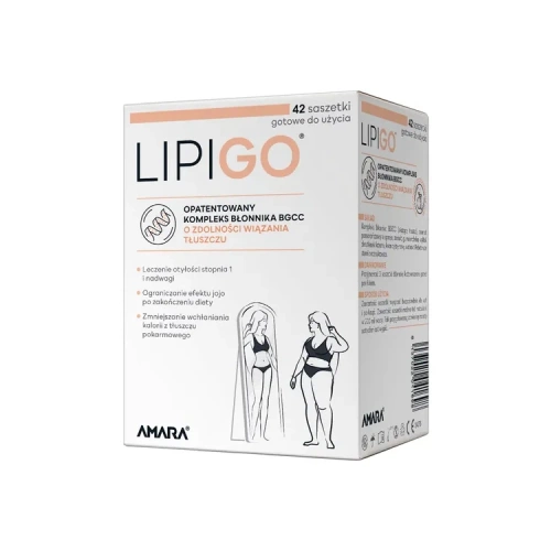 LipiGo x 42 saszetek - opinie, działanie, skład - Amara - i-Apteka.pl