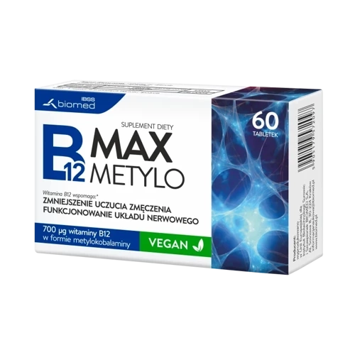 B12 Max Metylo x 60 tabletek - opinie, działanie, skład - BioMed ...
