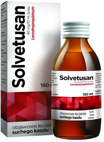 Solvetusan 0,06g/10ml syrop 150ml | cena, opinie, dawkowanie, skład | i ...