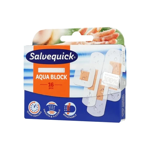 SALVEQUICK Aqua Block x 16 sztuka - opinie, działanie, skład - Orkla ...