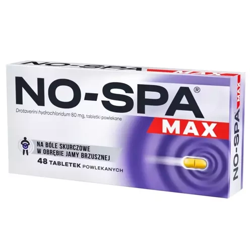 NO-SPA Max 80mg x 48 tabletek - opinie, działanie, skład - Opella ...