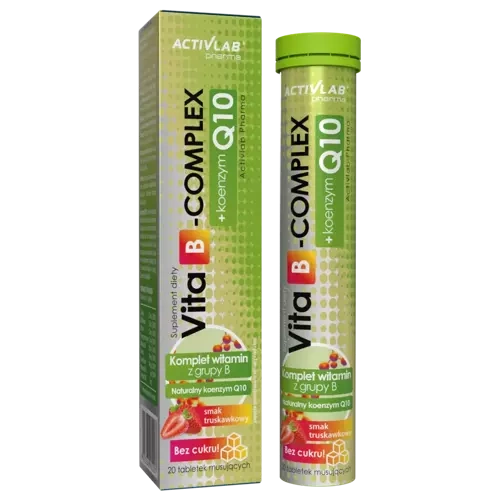 Vita B-Complex + Koenzym Q10 x 20 tabletek musujących - opinie, działanie, skład - Activlab ...