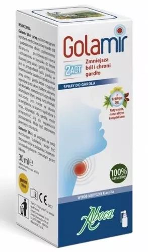 Golamir 2Act Spray do gardła 30ml - opinie, działanie, skład - Aboca ...