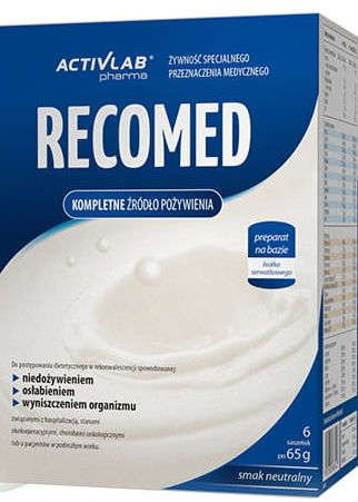 RECOMED smak neutralny 65g x 6 saszetek - opinie, działanie, skład ...