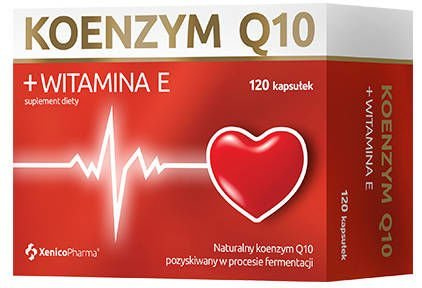 KOENZYM Q10 + witamina E x 120 kapsułek - opinie, działanie, skład - Xenico Pharma - i-Apteka.pl