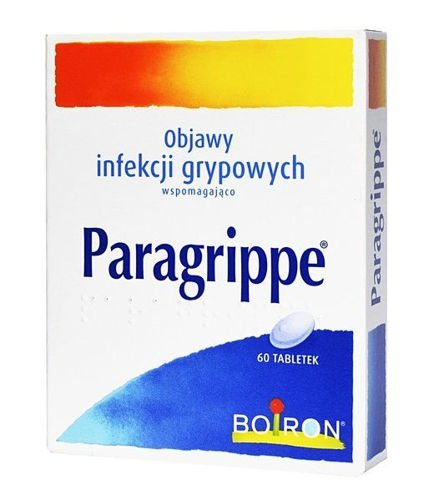 PARAGRIPPE x 60 tabletek - opinie, działanie, skład - Boiron - i-Apteka.pl
