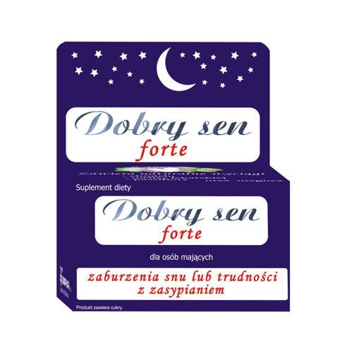 DOBRY SEN Forte x 30 tabletek - opinie, działanie, skład - Uniphar Sp ...